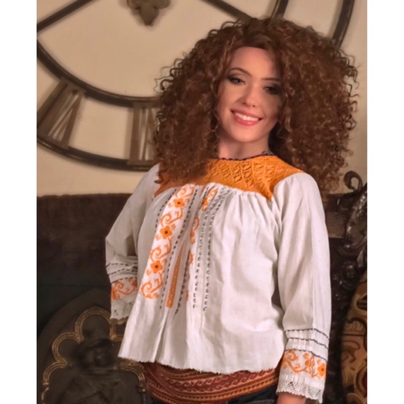 Vintage | Tops | Vintage Embroidered Romanian Peasant Blouse | Poshmark